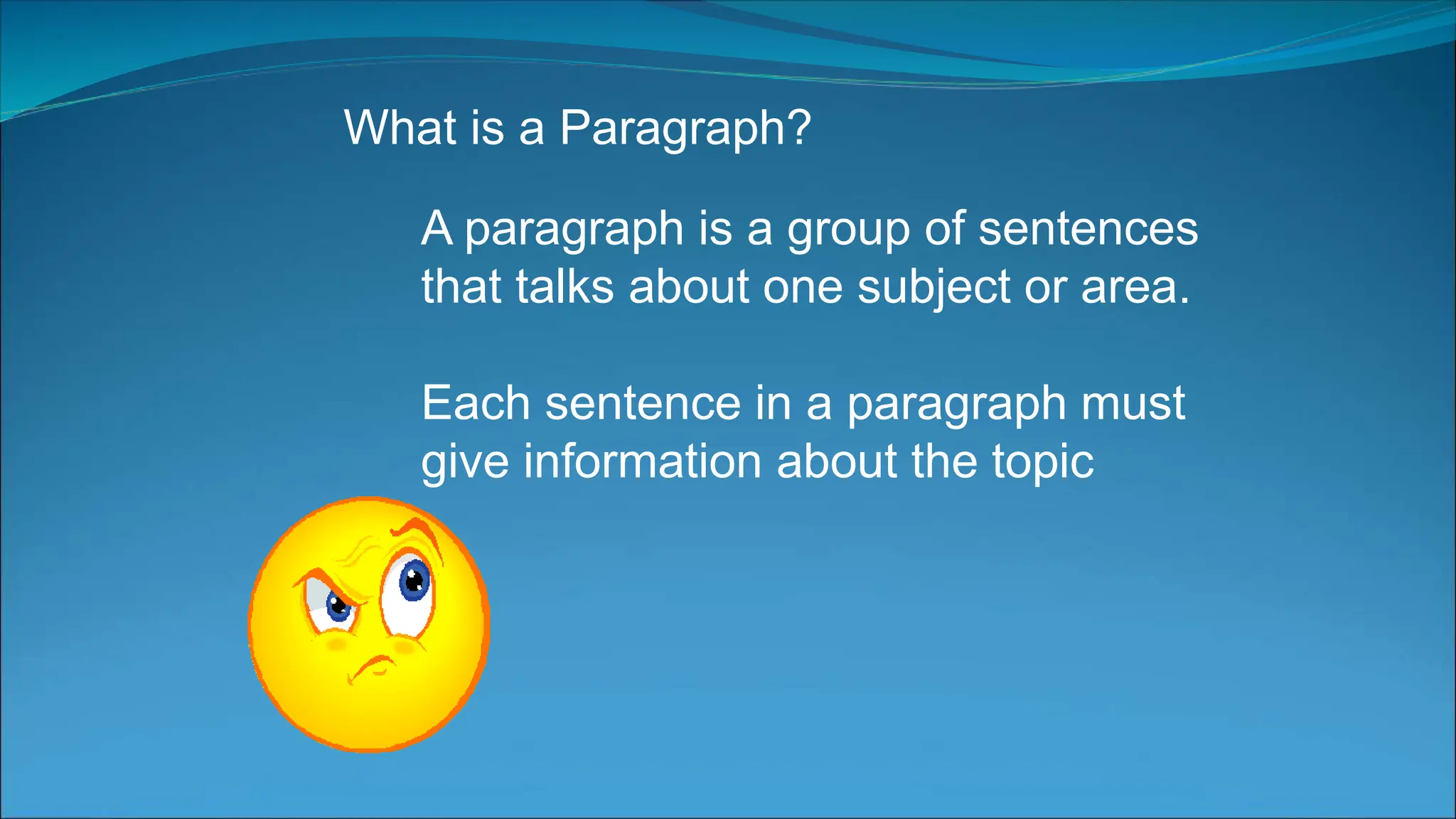 Paragraph writing with inputs for class 5.ppt