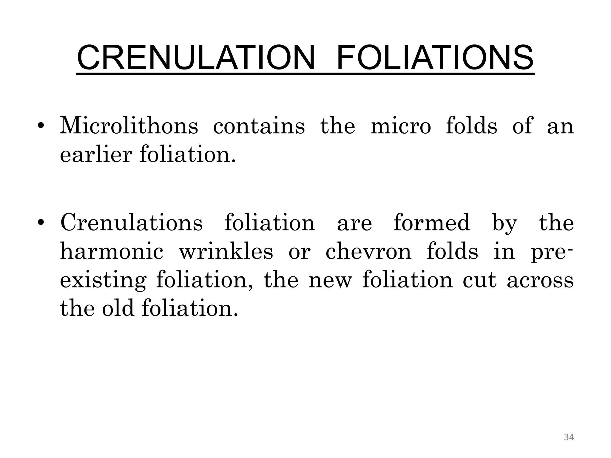 Foliation | PPTX