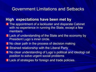 Paraguay After 60 Years Of One Party Rule | PPT