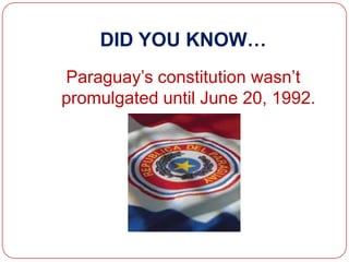 Paraguay PowerPoint | PPTX