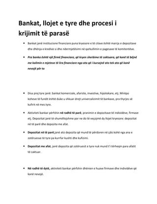 Paraja dhe funksionet e saj | DOCX