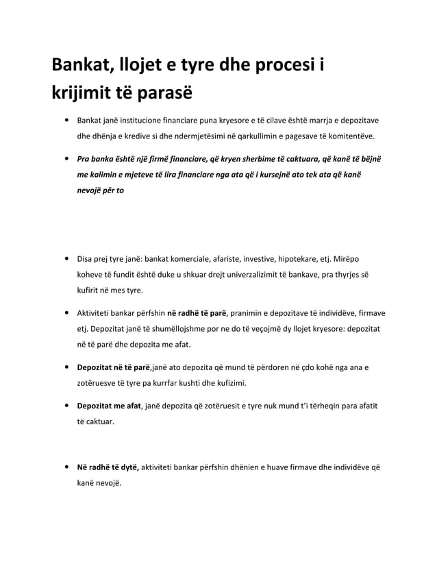 Paraja dhe funksionet e saj | DOCX