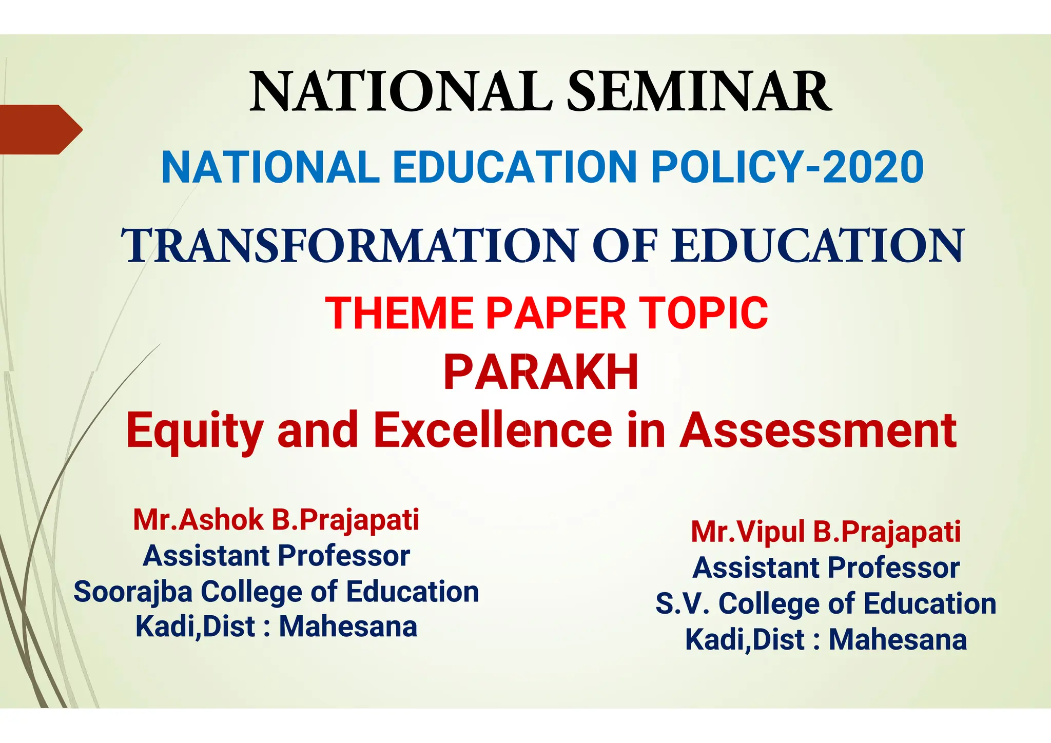 Parakh Assessment Ashok B Prajapati | PDF