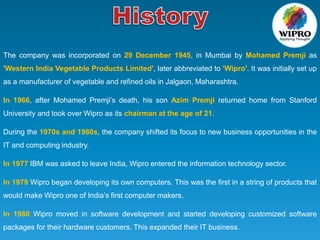 Wipro Company_By Parakramesh Jaroli | PPTX