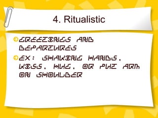 Non Verbal Communication Types | PPTX