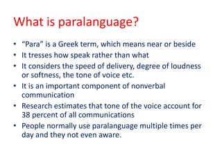Paralanguage(1).pptx by Kaushik Solanki | PPTX