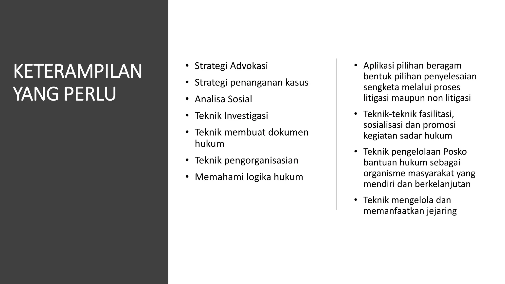 Paralegal, pengabdian dan Bantuan Hukum.pptx
