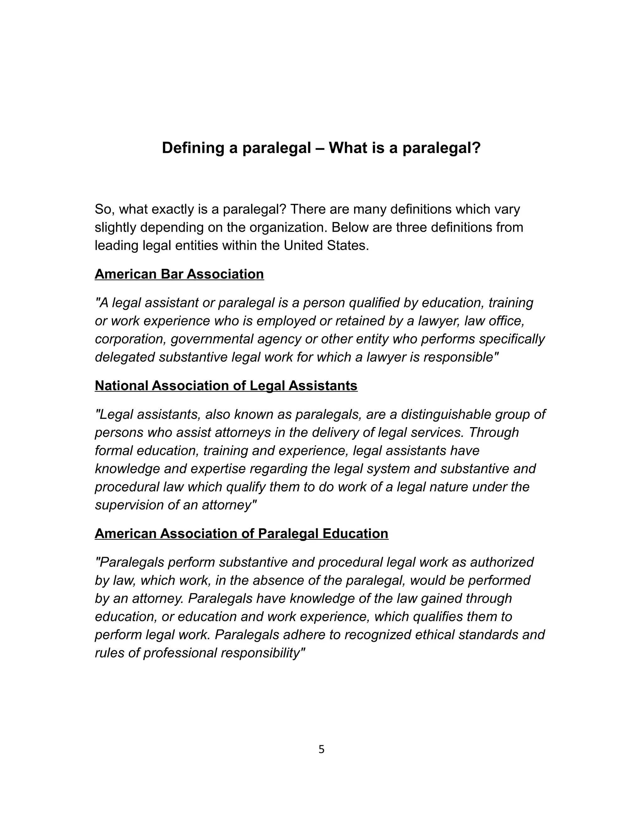 Paralegal101 - The Ultimate Guide on Everything Paralegal! | PDF