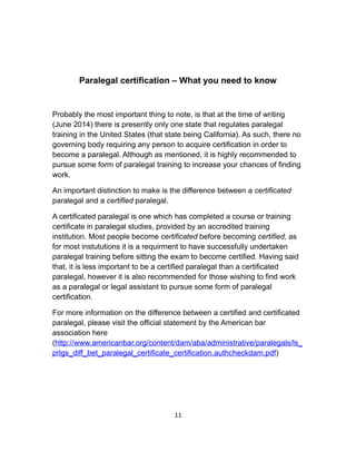 Paralegal101 - The Ultimate Guide on Everything Paralegal! | PDF