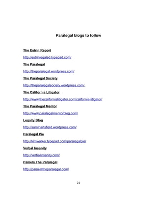 Paralegal101 - The Ultimate Guide on Everything Paralegal! | PDF