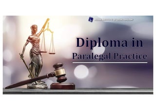 Diploma in Paralegal Practice | PPT
