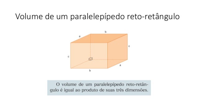 Paralelepípedo reto retângulo