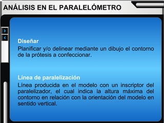 Paralelizacion y biomecanica de prótesis parcial removible | PPT