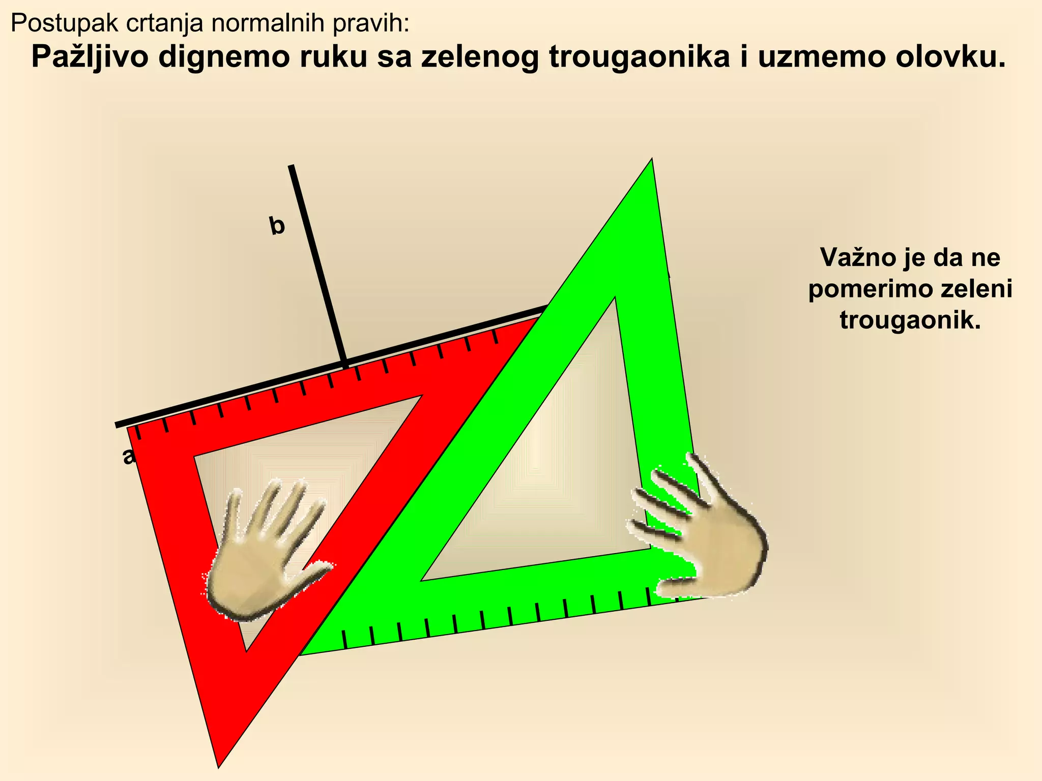 Paralelne i normalne prave crtanje iii razrered | PPT