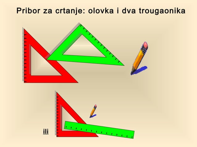 Paralelne i normalne prave crtanje iii razrered | PPT
