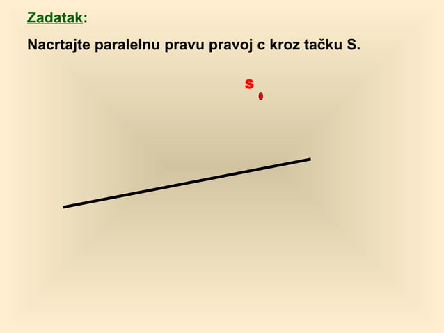 Paralelne i normalne prave crtanje iii razrered | PPT