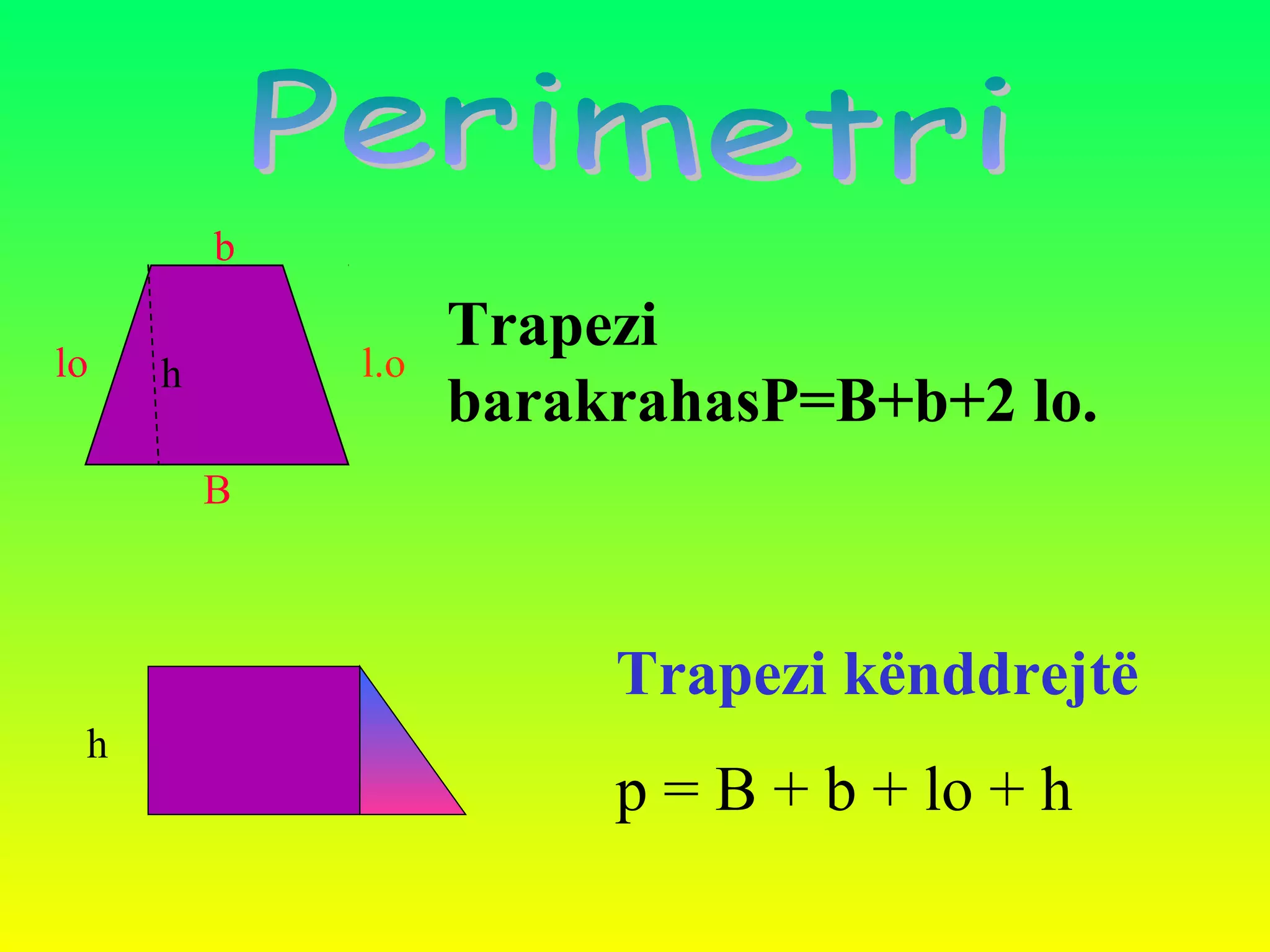 Paralelogrami, trapezi, rombi | PPT