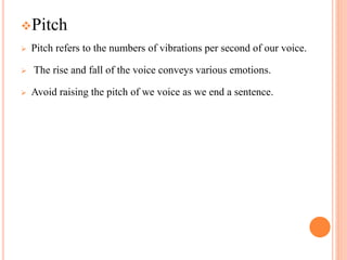 Paralinguistic (1) (Communication Skills) | PPTX