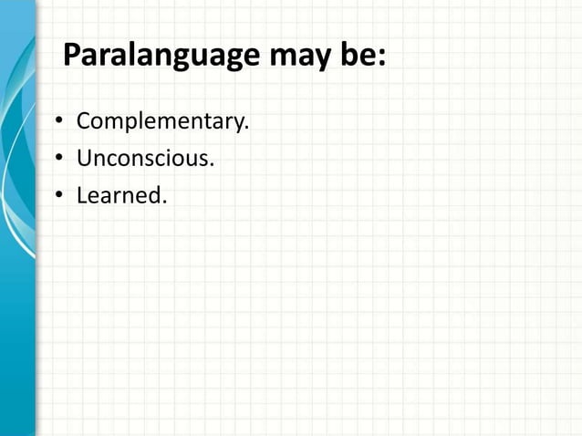 Paralinguistics | PPTX