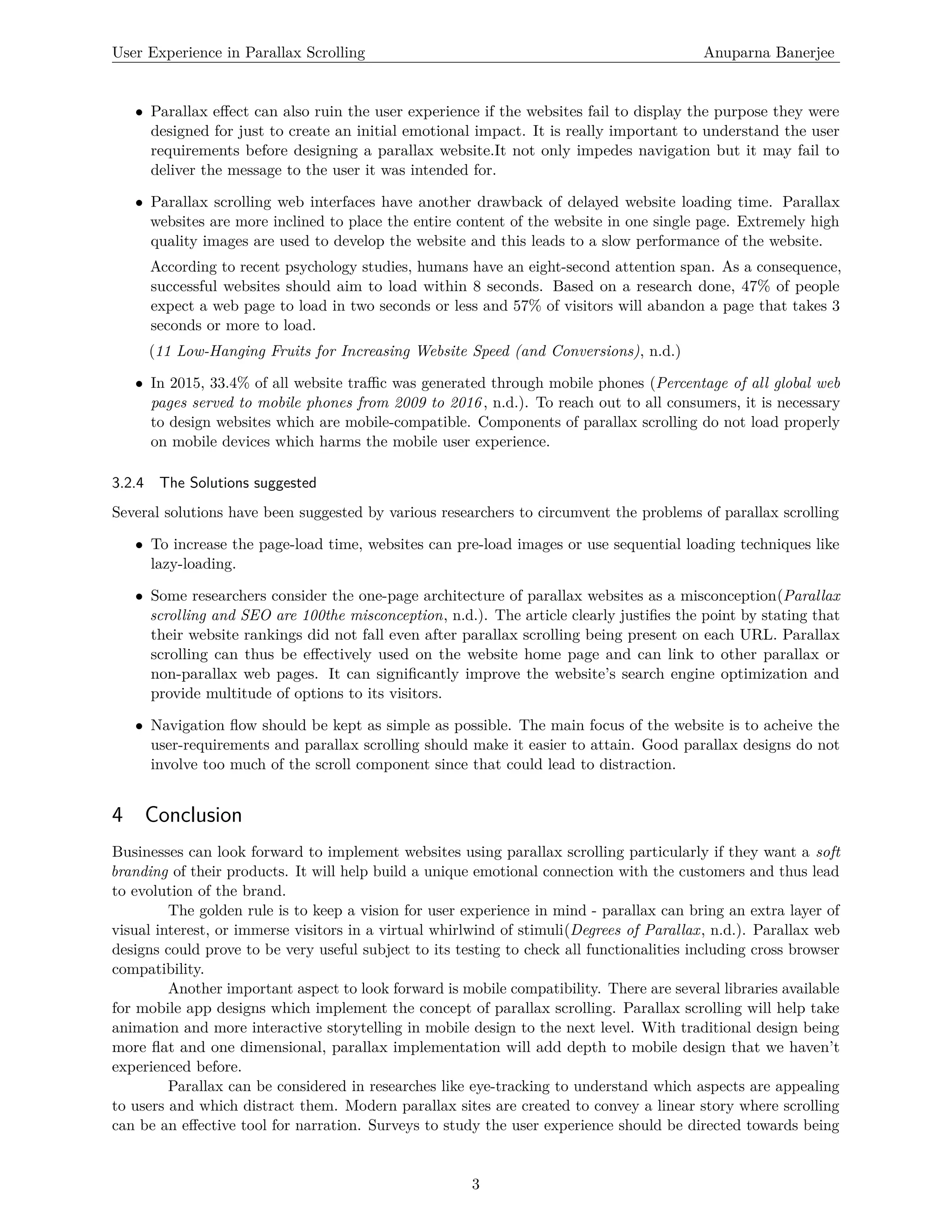 Parallax scrolling usability | PDF