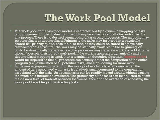Parallel Algorithm Models | PPT | Programming Languages | Computing