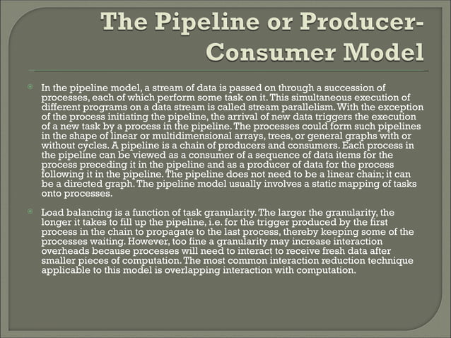 Parallel Algorithm Models Ppt