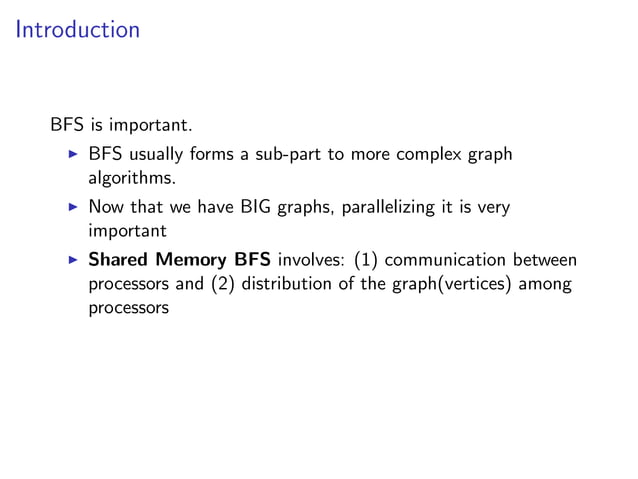 Parallel bfs using 2 stacks | PDF