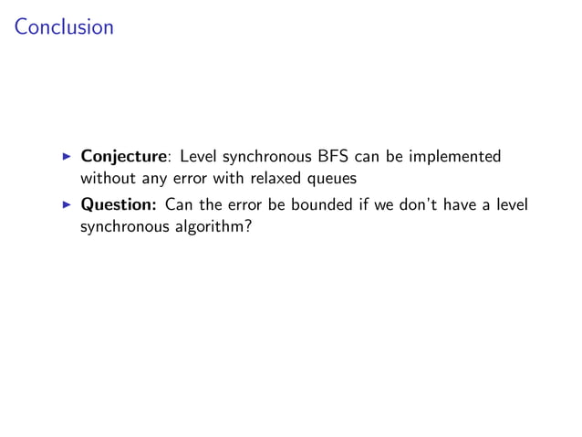 Parallel bfs using 2 stacks | PPT