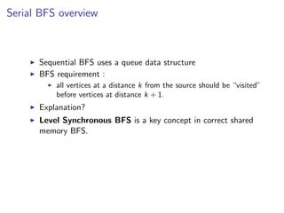 Parallel bfs using 2 stacks | PPT