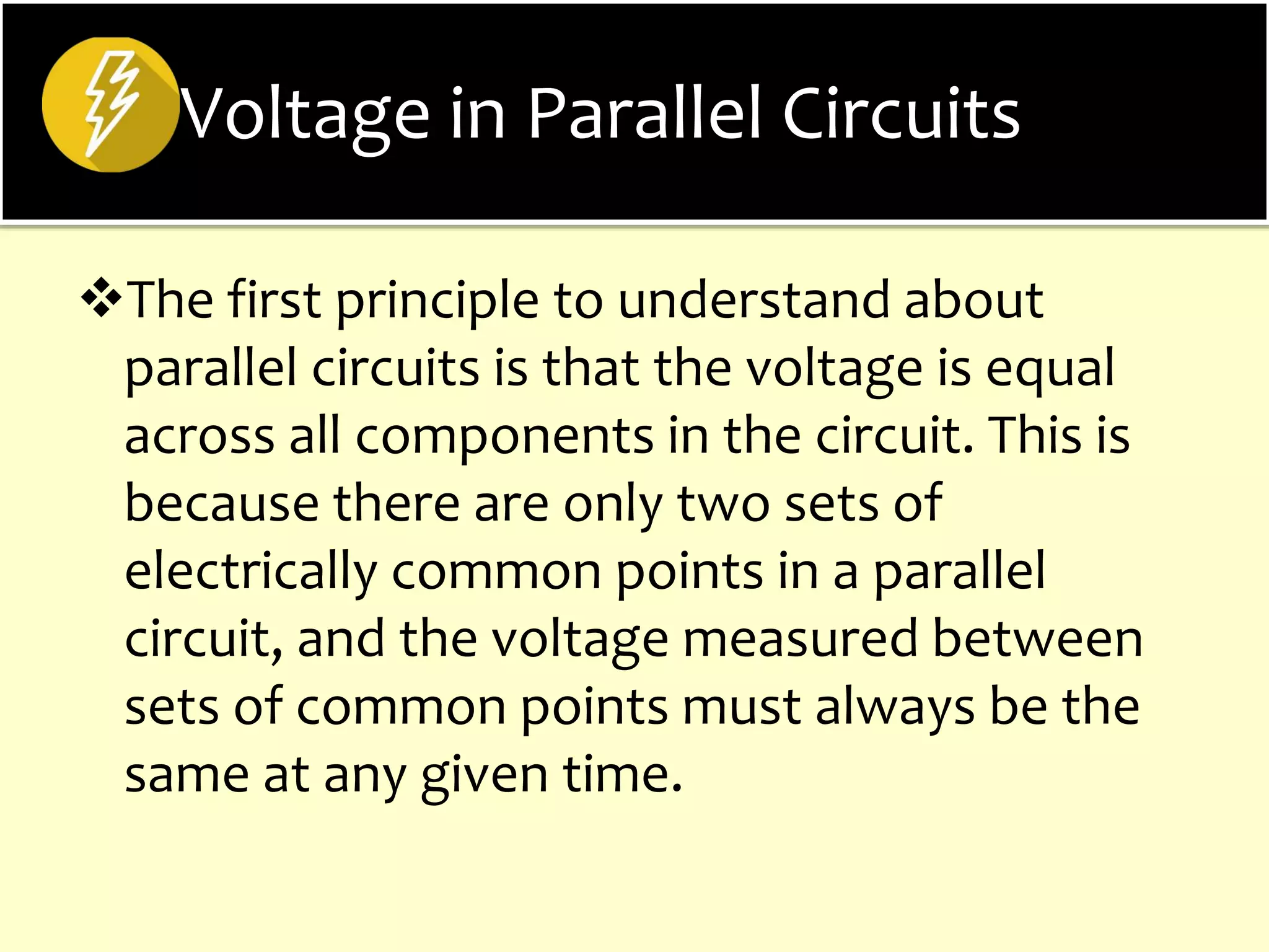 ELECTRONICS 10: PARALLEL CIRCUIT | PPTX
