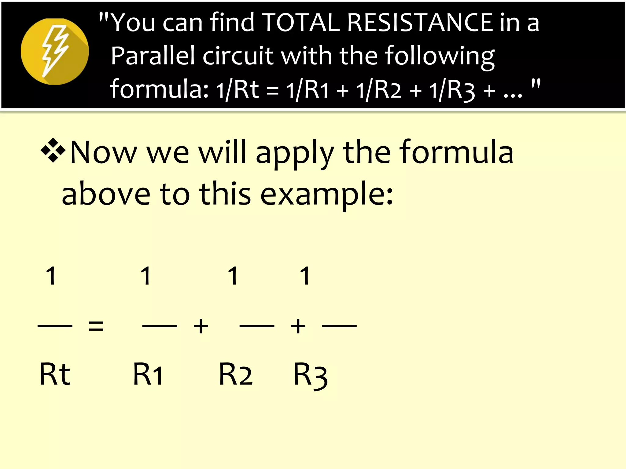 ELECTRONICS 10: PARALLEL CIRCUIT | PPTX