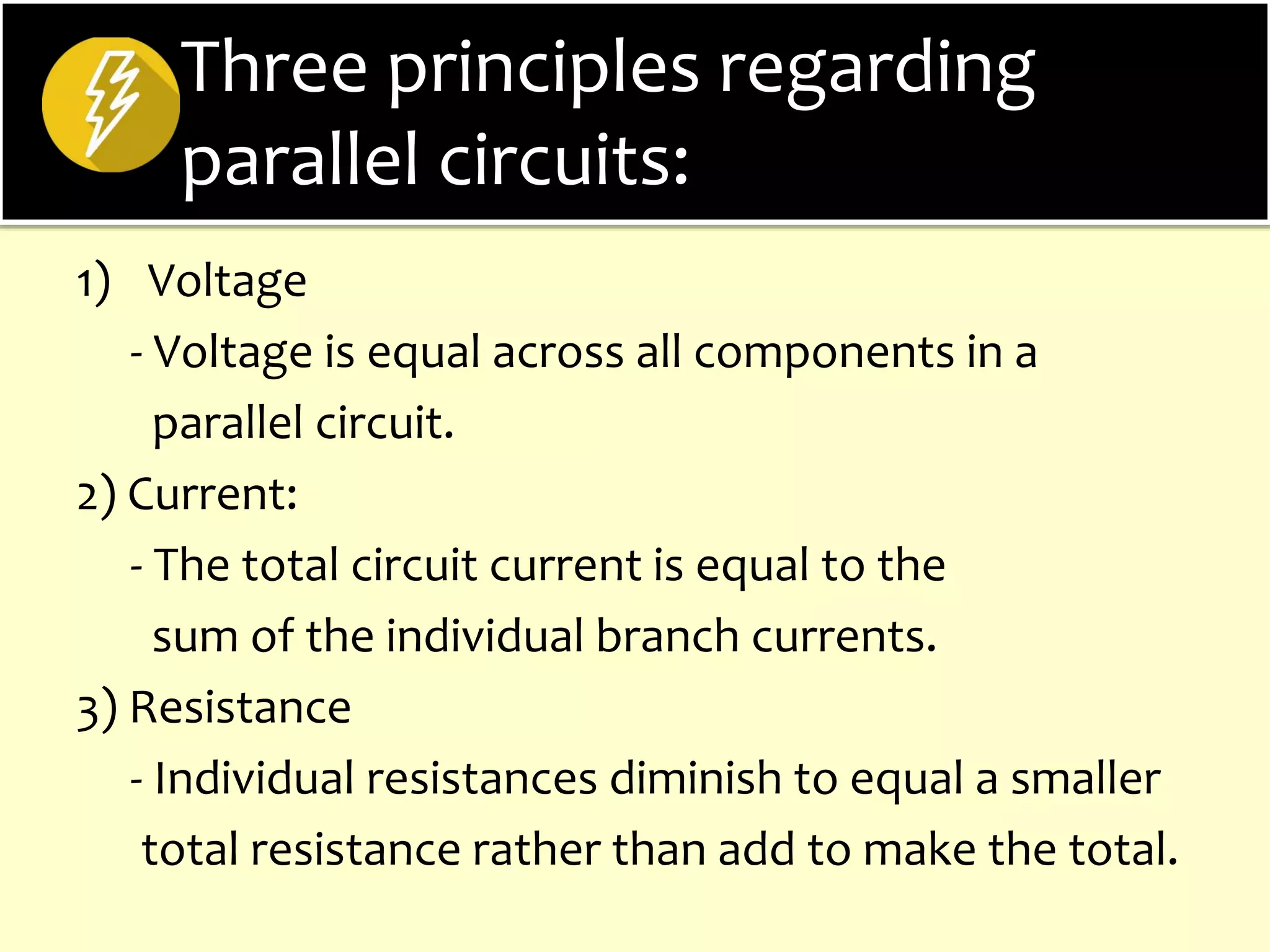 ELECTRONICS 10: PARALLEL CIRCUIT | PPTX