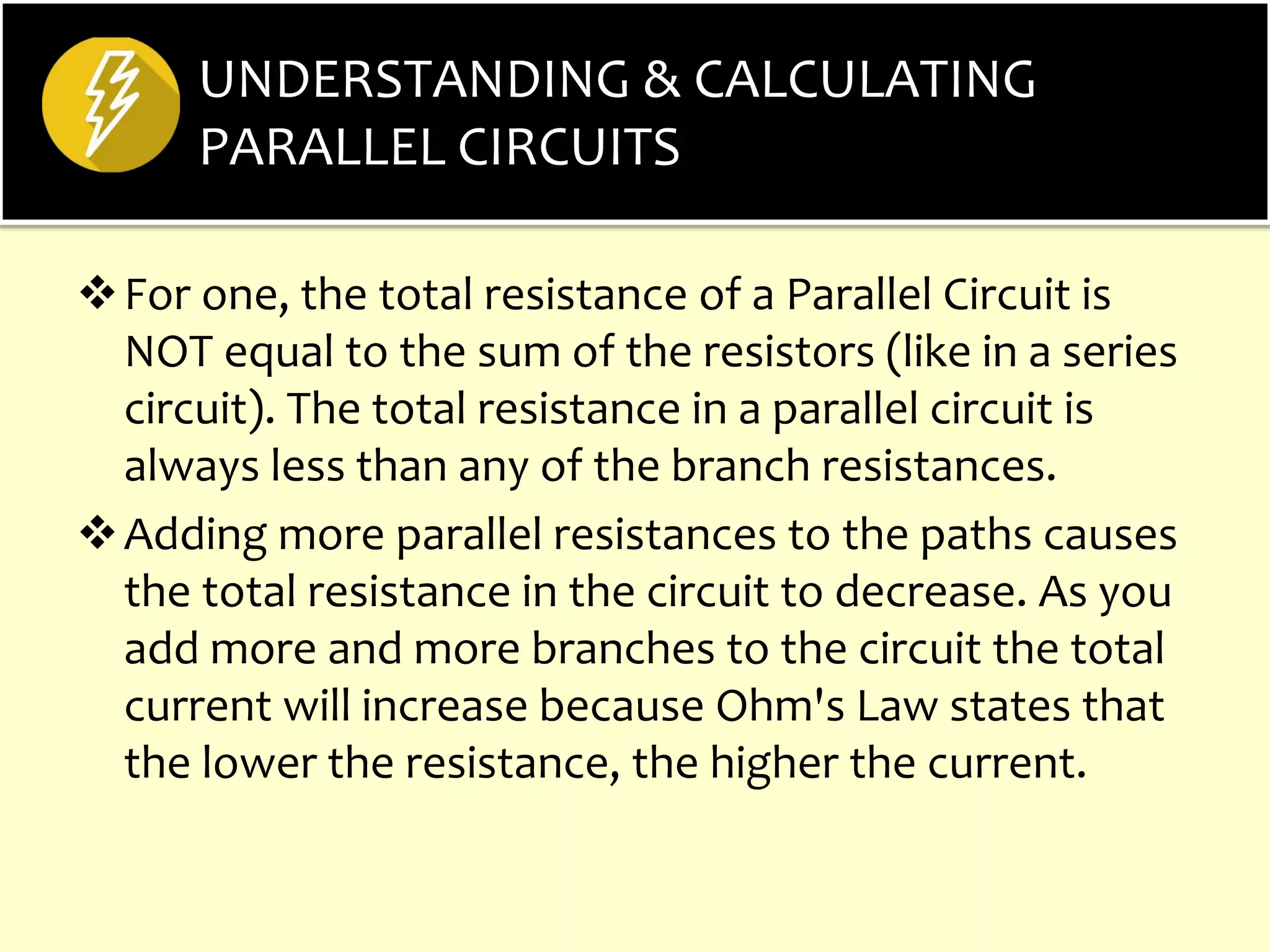 ELECTRONICS 10: PARALLEL CIRCUIT | PPTX