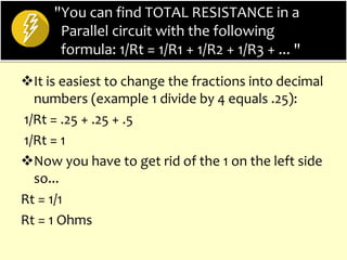 ELECTRONICS 10: PARALLEL CIRCUIT | PPT