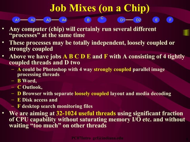 Parallel Computing 2007 Overview Ppt
