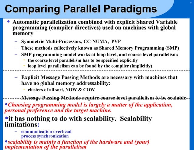 Parallel concepts1 | PPT | Programming Languages | Computing