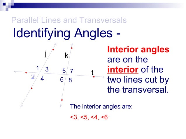 Parallel Lines with Transversals | PPT | Physics | Science