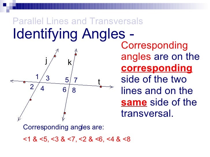 Parallel Lines with Transversals