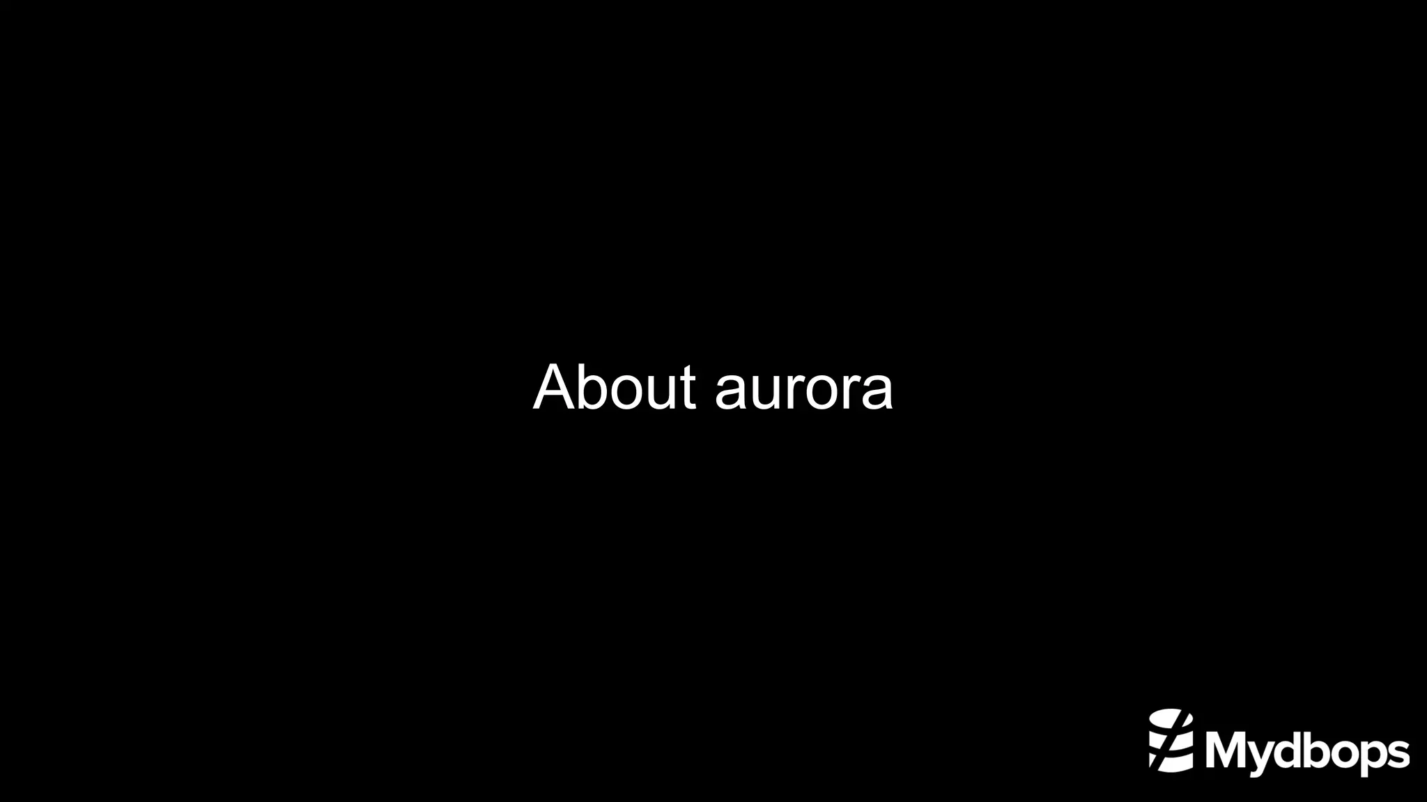 Parallel Query in AWS Aurora MySQL | PDF