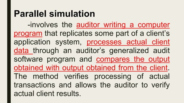 Parallel simulation | PPTX | Computer Software and Applications | Computing