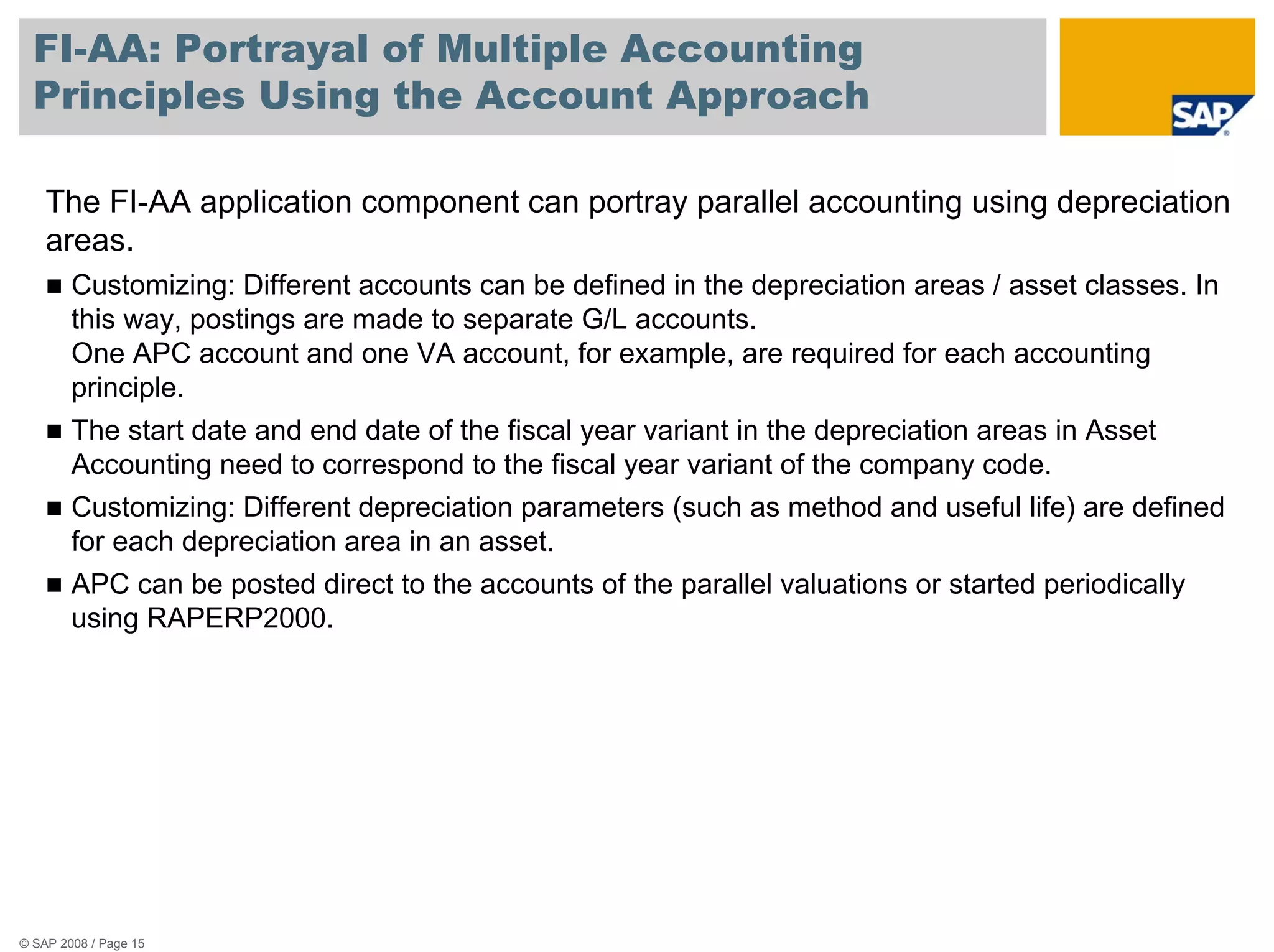 Parallel Accounting In Sap Erp Account Approachversus Ledger Approachin