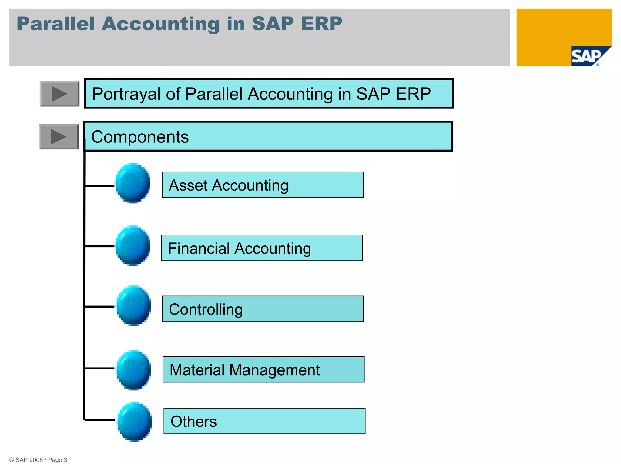 Parallel Accounting In Sap Erp Account Approachversus Ledger Approachin