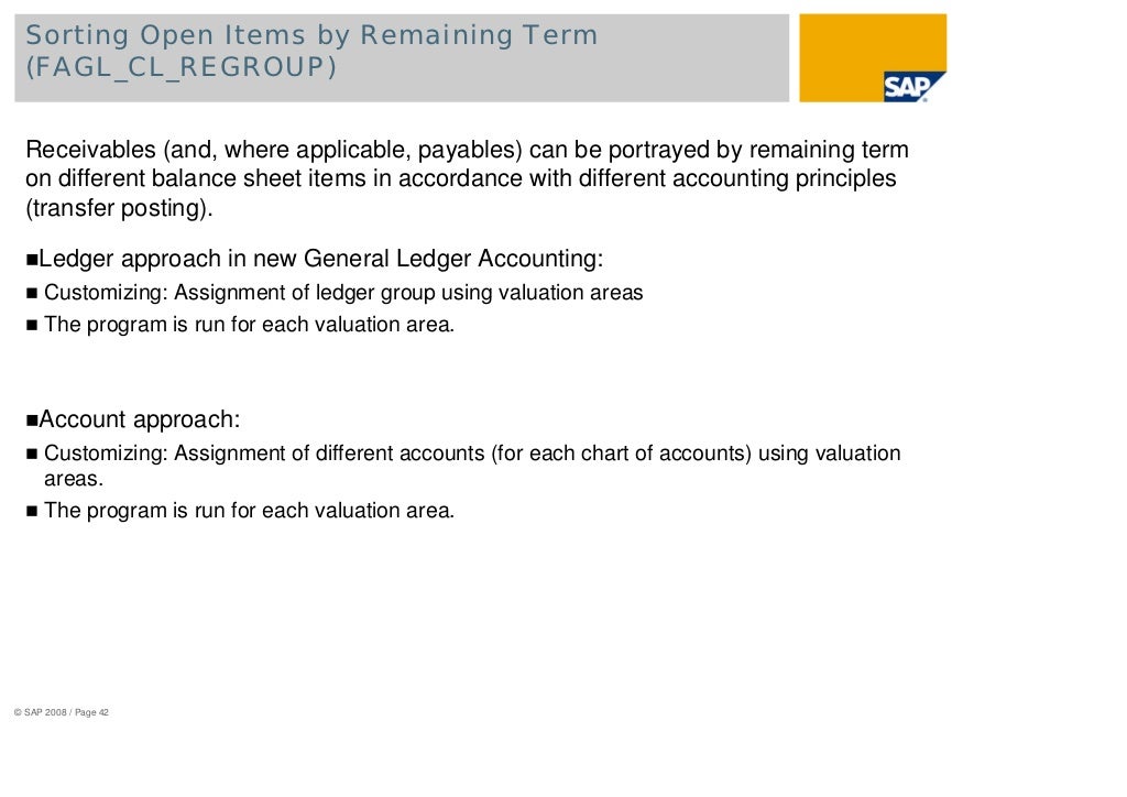 Parallel Accounting In Sap Erp Account Approachversus Ledger Approach