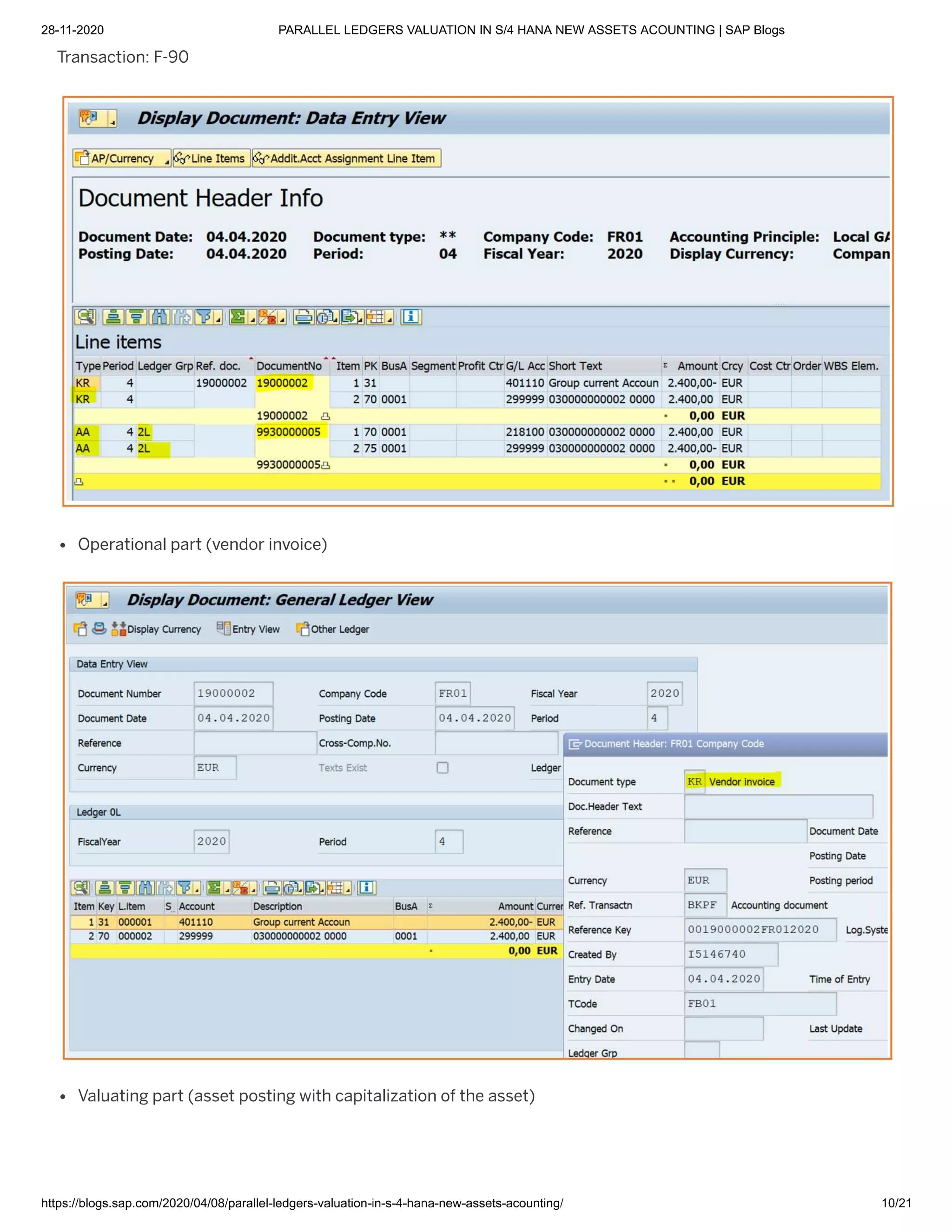 Parallel accounting principle | PDF
