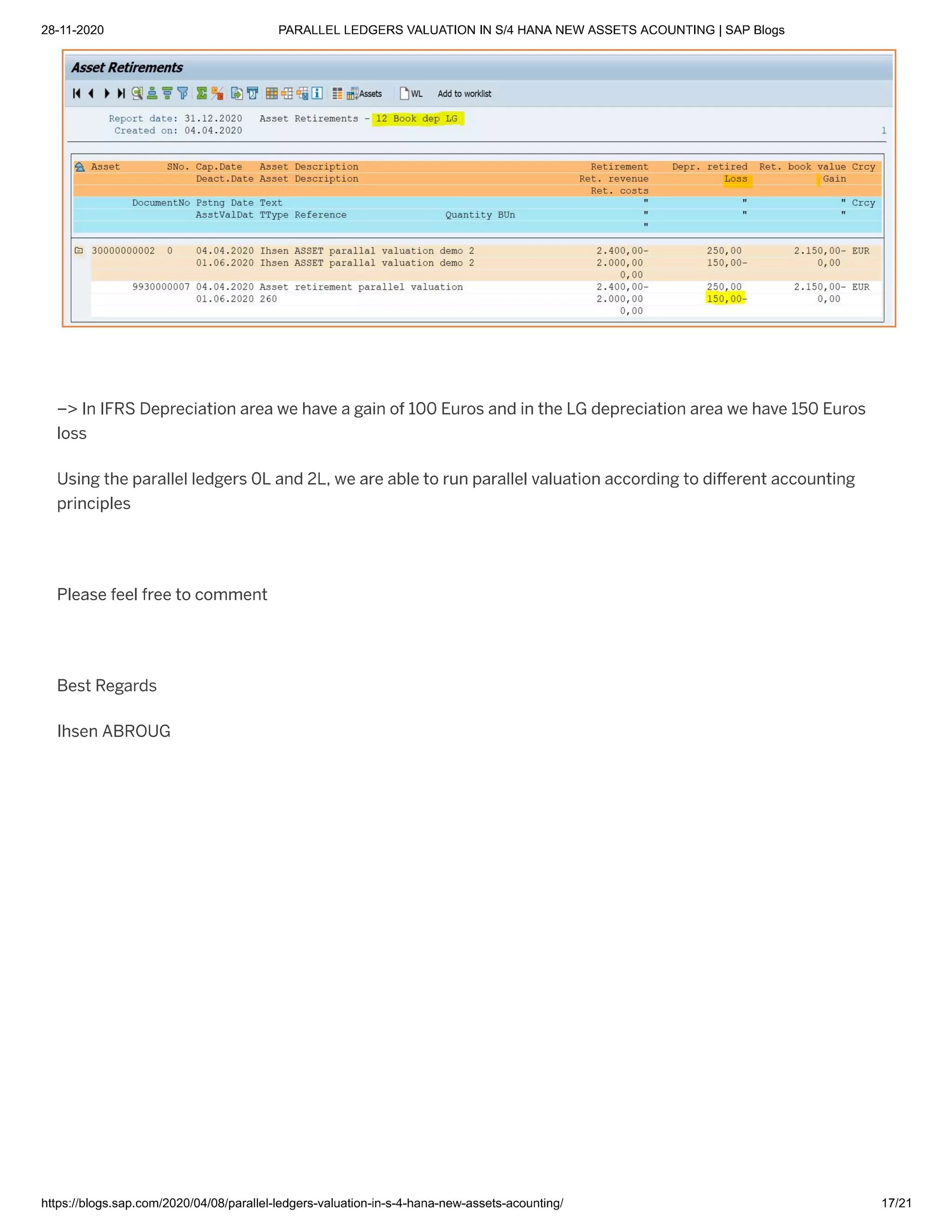 Parallel accounting principle | PDF