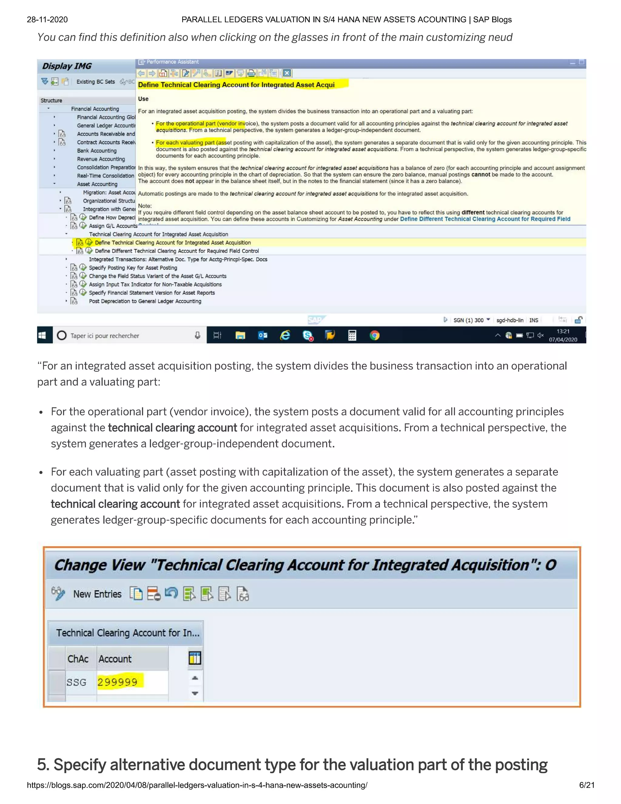 Parallel accounting principle | PDF