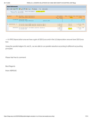 Parallel accounting principle | PDF