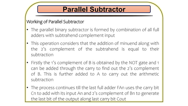 Parallel Adder_Mul_Mag.pptx | Programming Languages | Computing