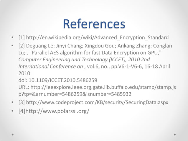 Parallel aes implementation | PDF