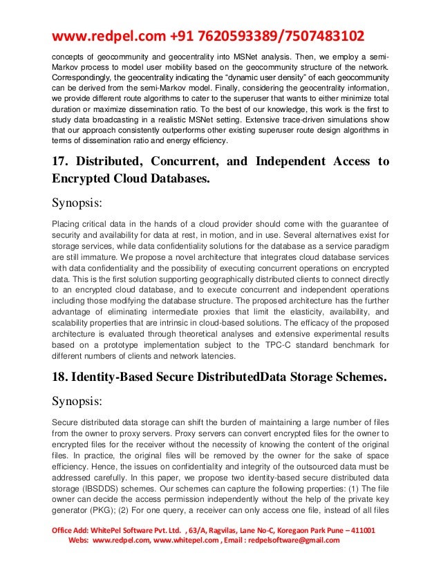 Parallel and distributed system projects for java and dot net